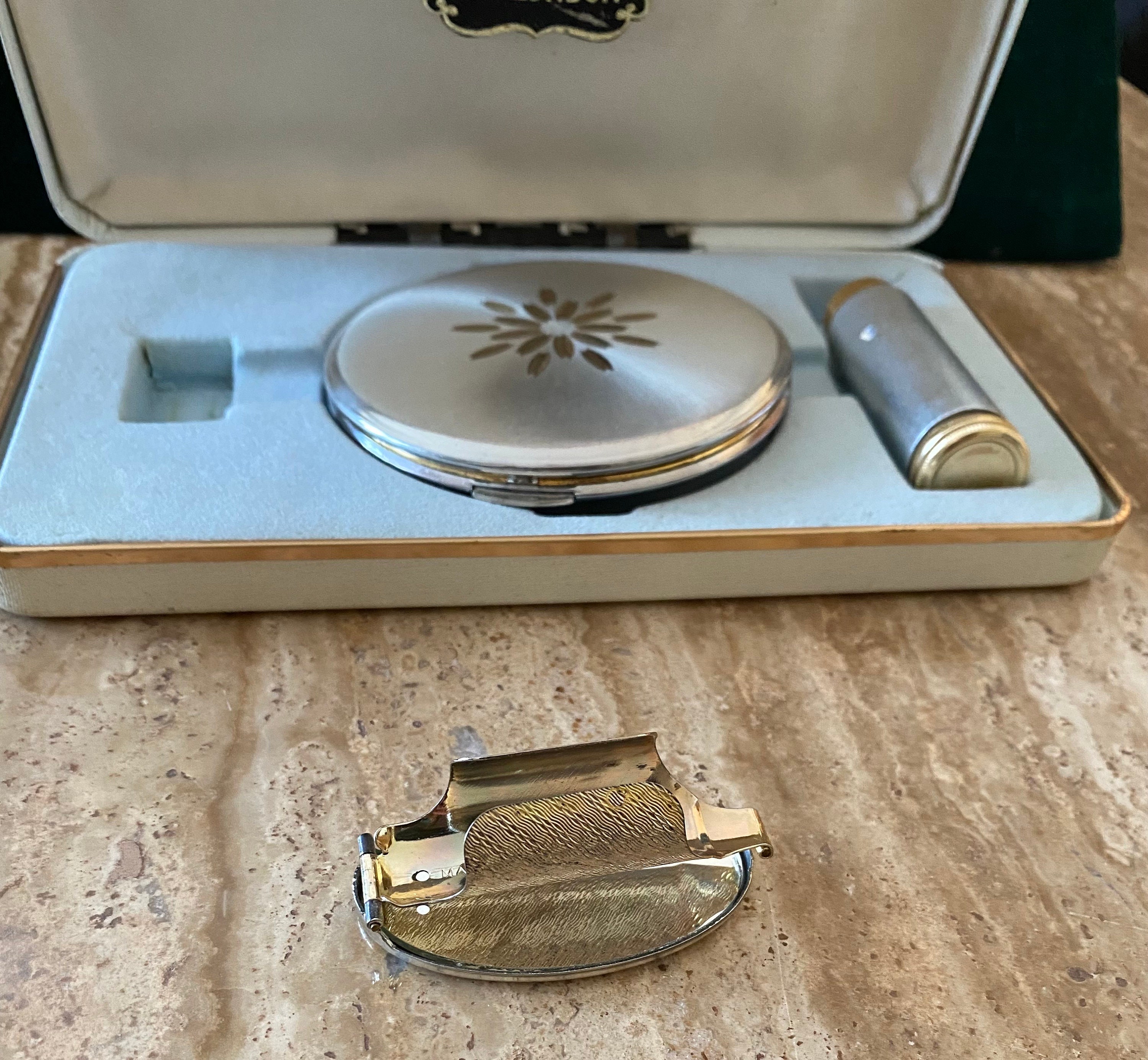 Kigu of London Compact, Atomizer and Lipstick - Etsy