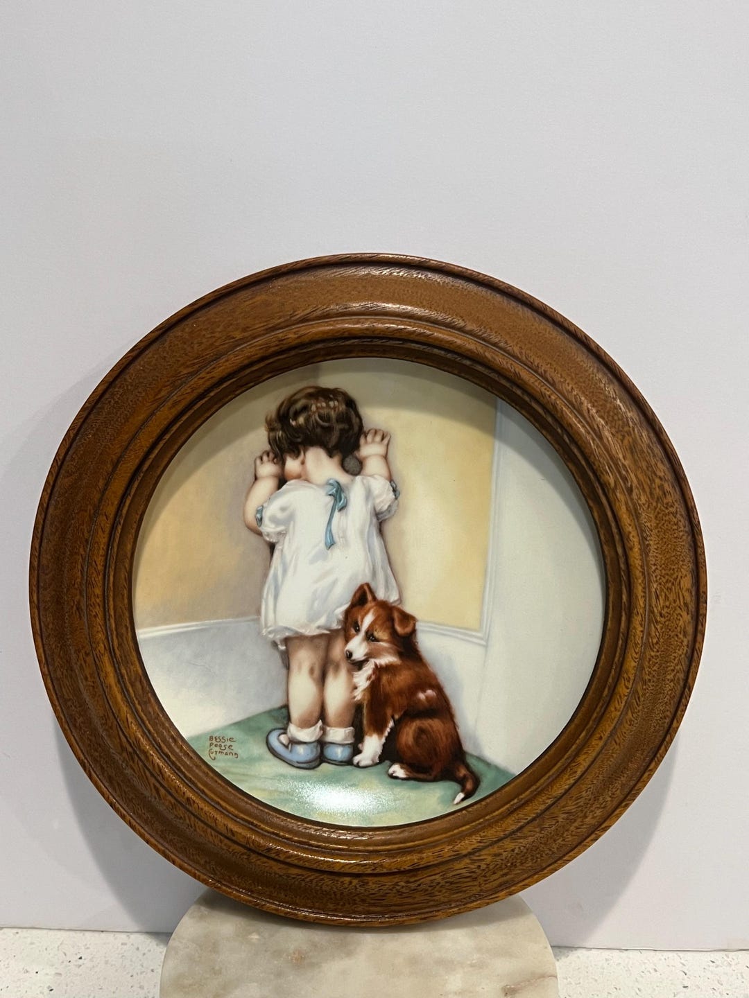 Hamilton Collection “in Disgrace” Collectible Plate With Wooden Frame ...