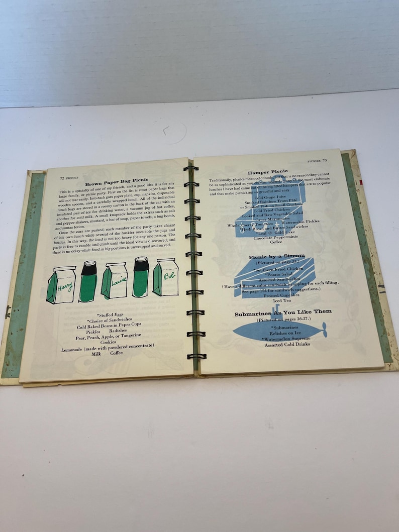 Vintage 1961 Betty Crocker’s Outdoor Cook Book | Spiral Bound Camping ...