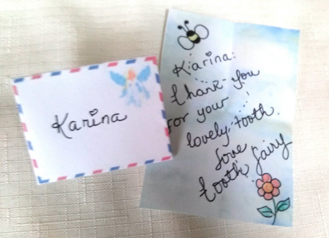 Printable Magical Fairy Letter Kit, 6 Sets of Tiny Sheets and Envelopes ...