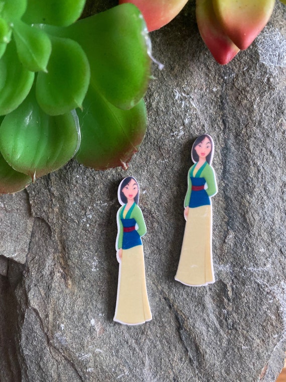 2 Chinese Woman Planar Flat Back - Etsy