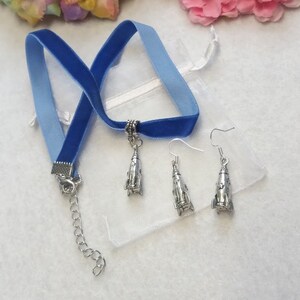 Rocket Choker Set of Necklace and Earrings - Etsy
