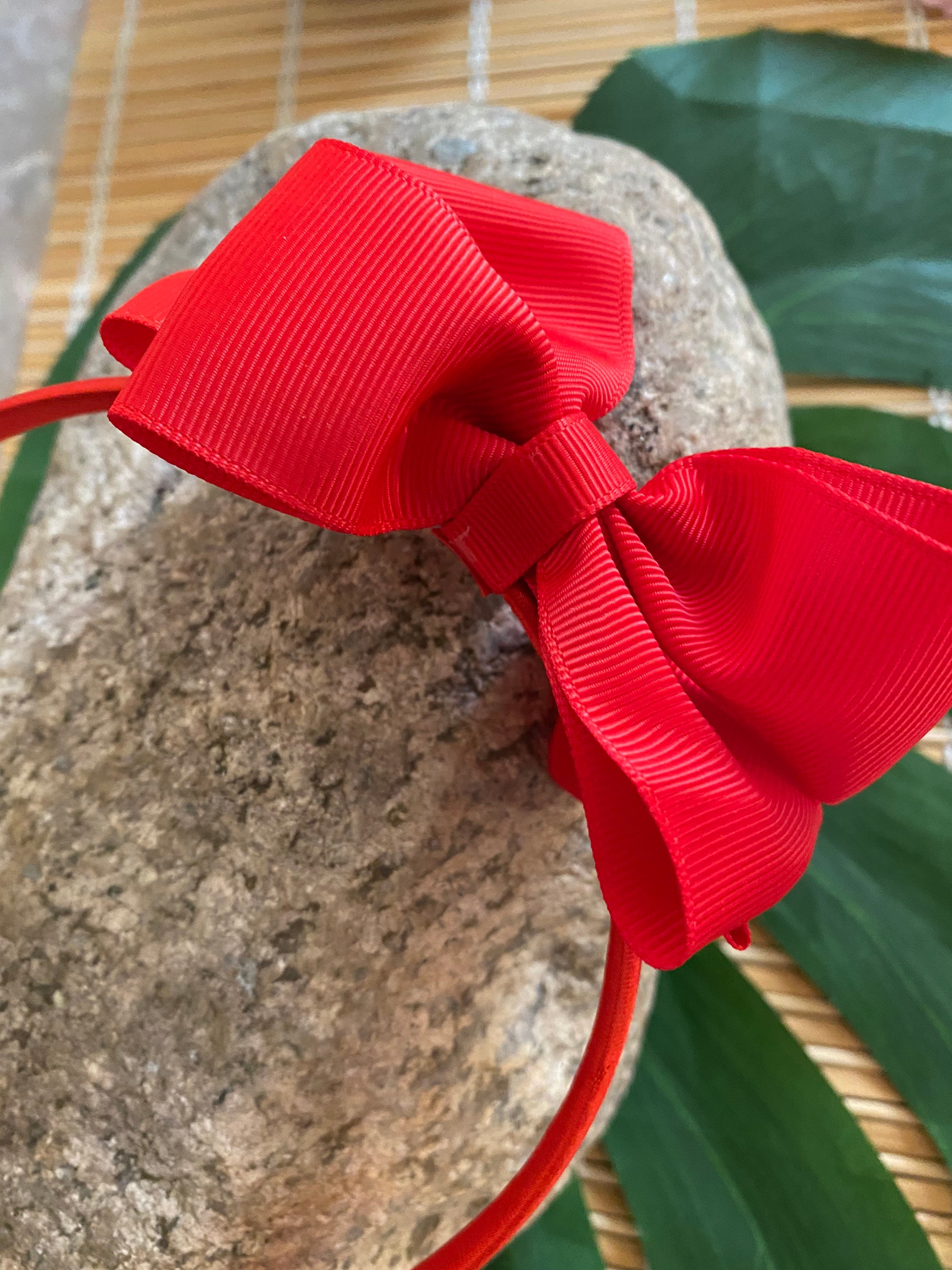 Red Headband for a Special Princess - Etsy