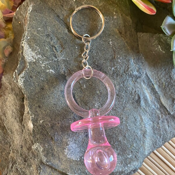 Pink Pacifier - Etsy
