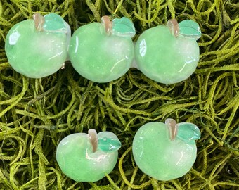 Apples and Bananas Set of 12 Glitter and Pastel Cute 6 Pcs Hair 80s ...