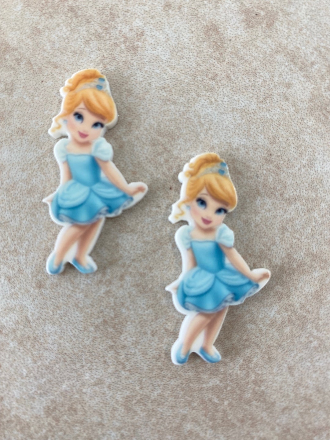 2 Princess Resin Planar Flat Back - Etsy