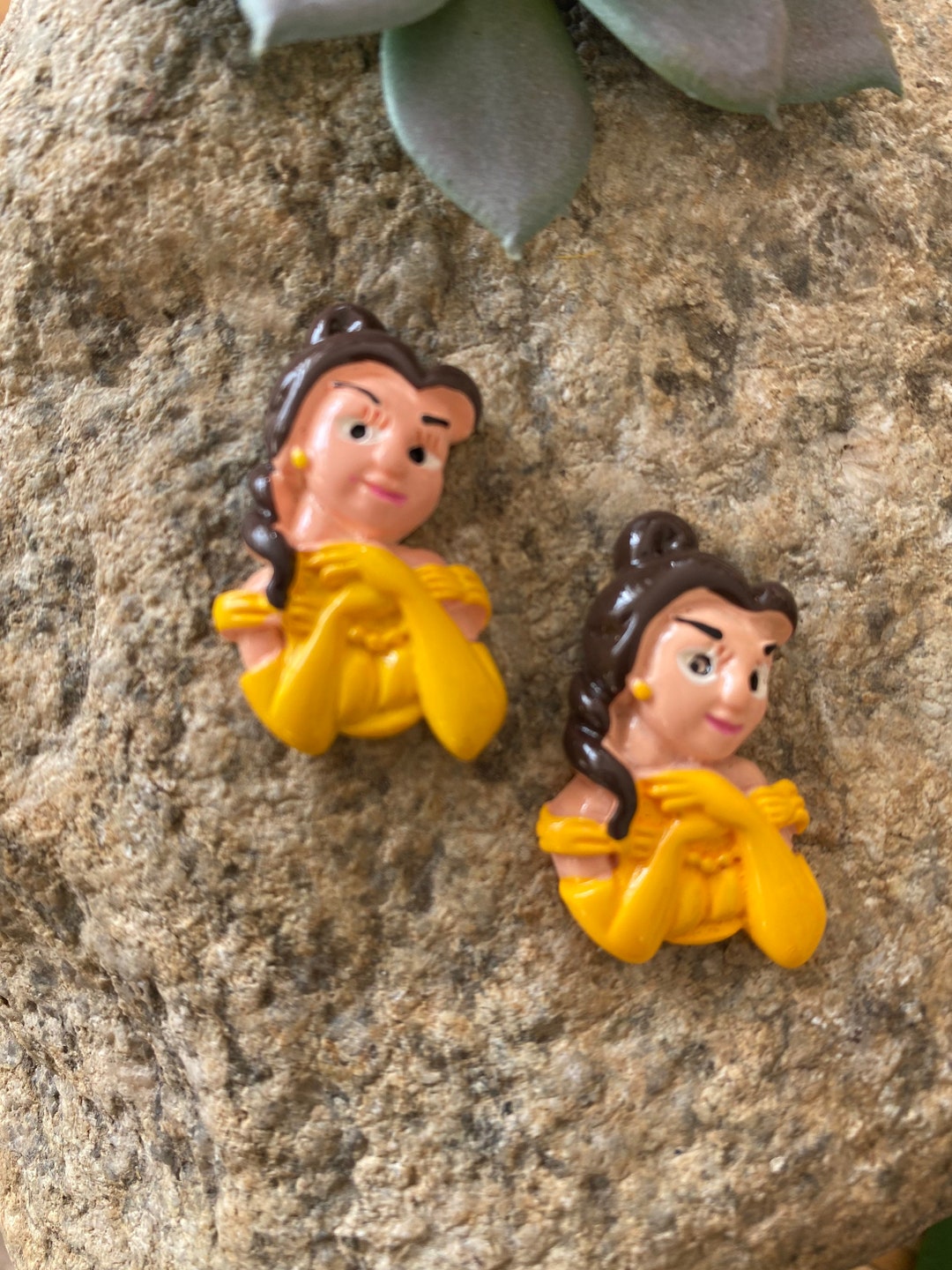 2 Princess Resin Planar Flat Back - Etsy