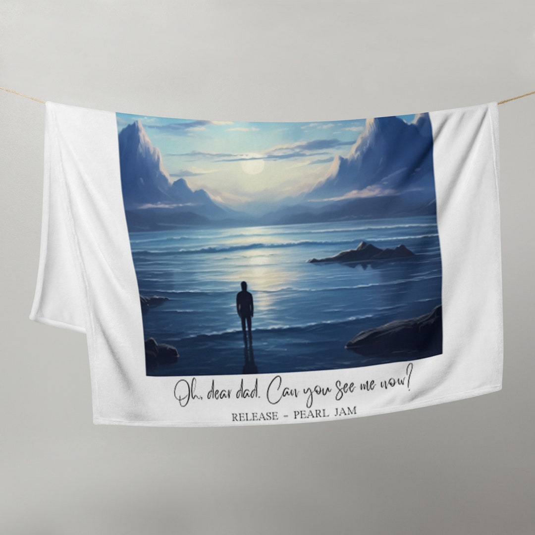 PJ Inspired Release Lyric Throw Blanket/gift for Pearl Jam Fan/home ...