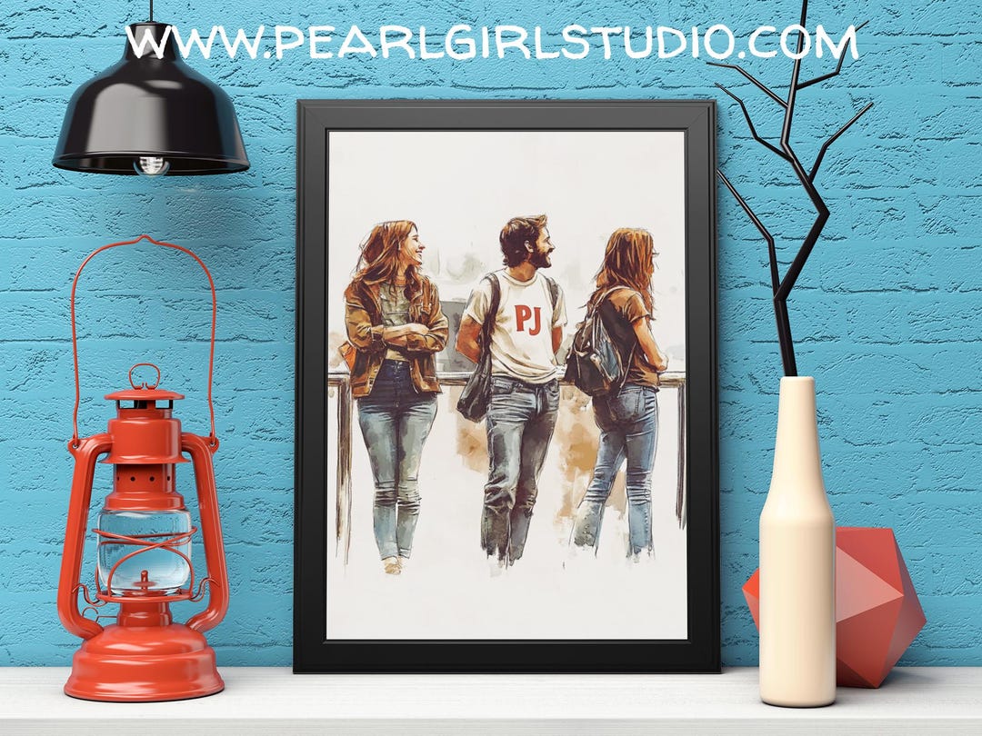 Pearl Jam Fan Art Print/unframed Illustration/gift for Pearl Jam Fan ...