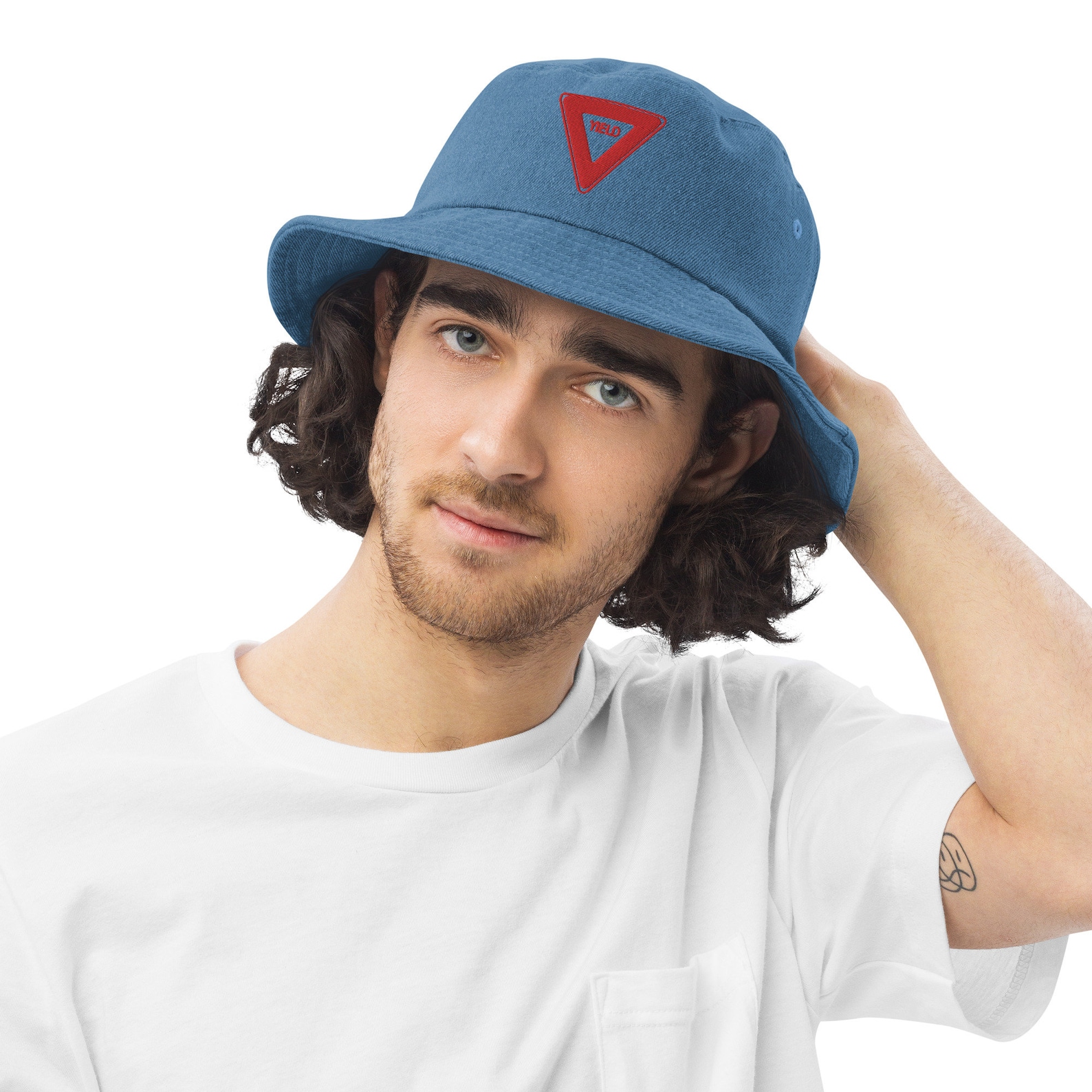 PJ Inspired Yield Denim Bucket Hat/classic Design/embroidered Hat/gift ...