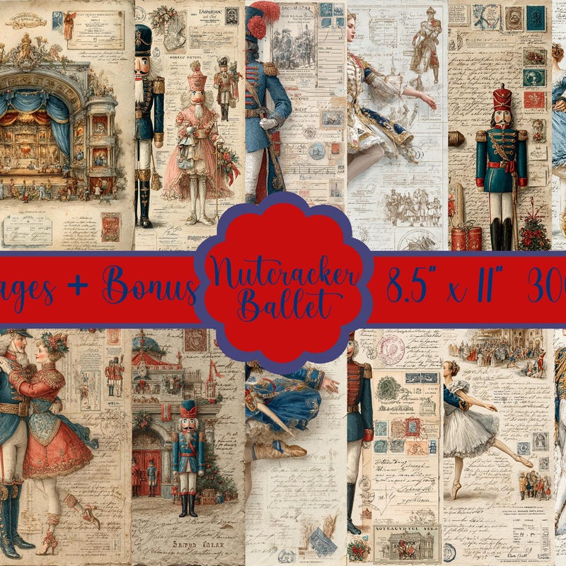 Christmas Ballet Ephemera - Etsy