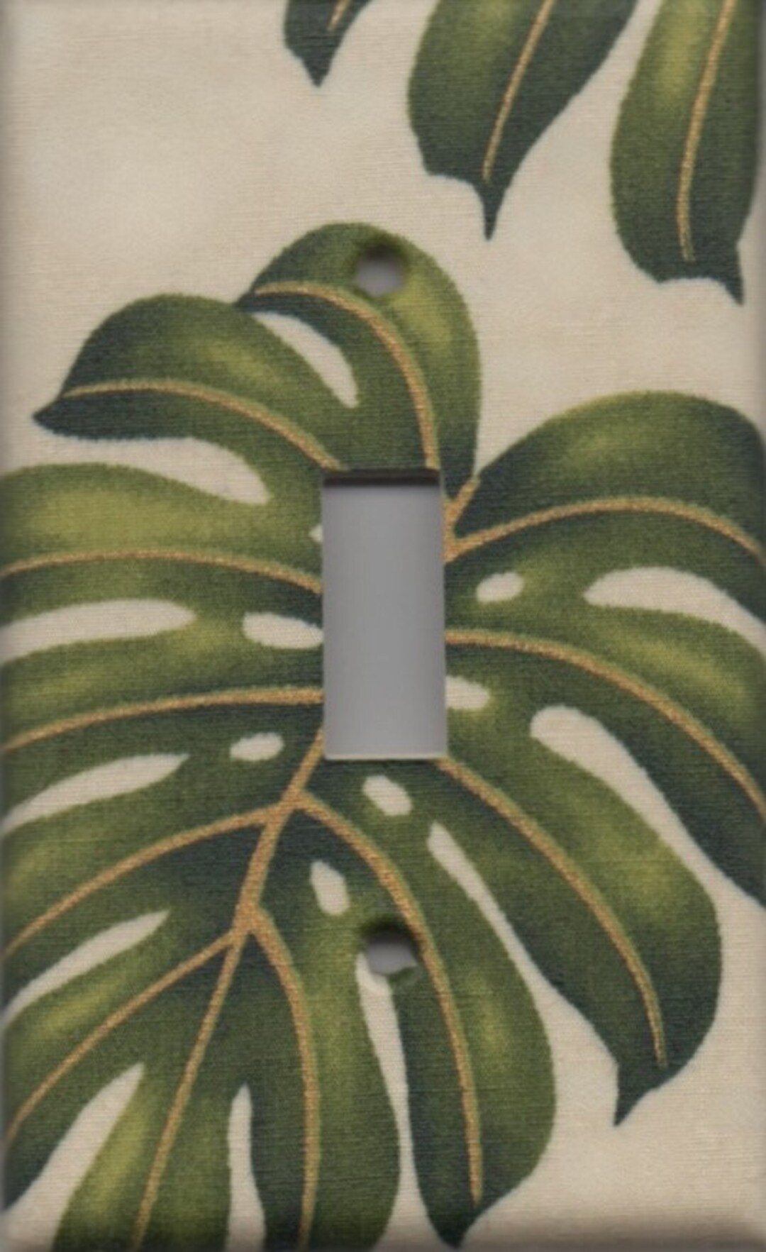 Hawai'i Monstera Single Light Switch Plate - Etsy