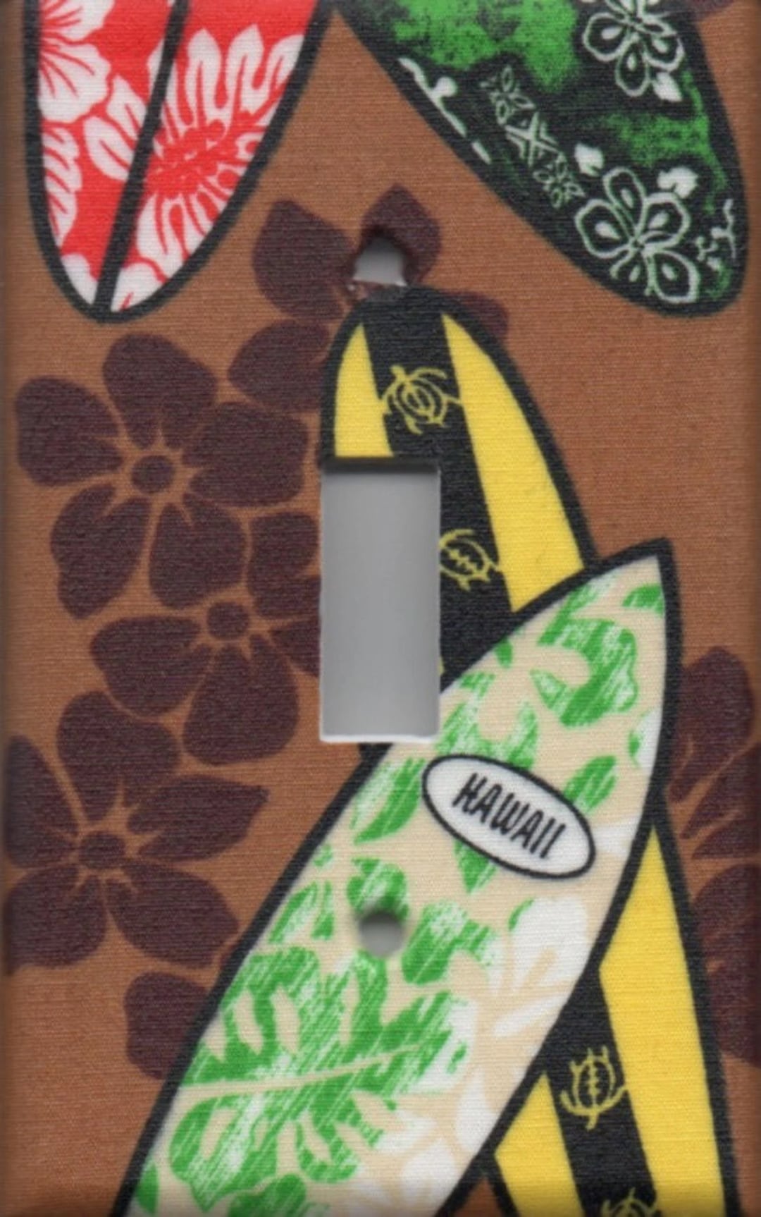 Hawai'i Surfboard Single Light Switch Plate - Etsy