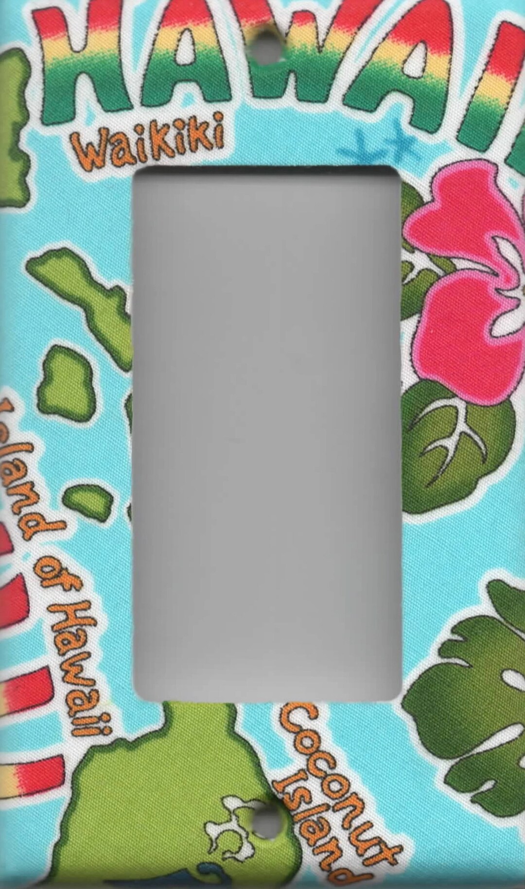 Hawai'i Waikiki Single Decora Light Switch Plate - Etsy