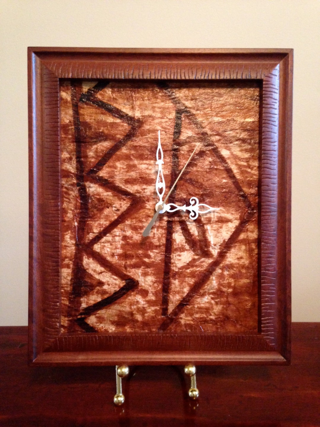 Genuine Tapa Wall Clock 8x10 - Etsy