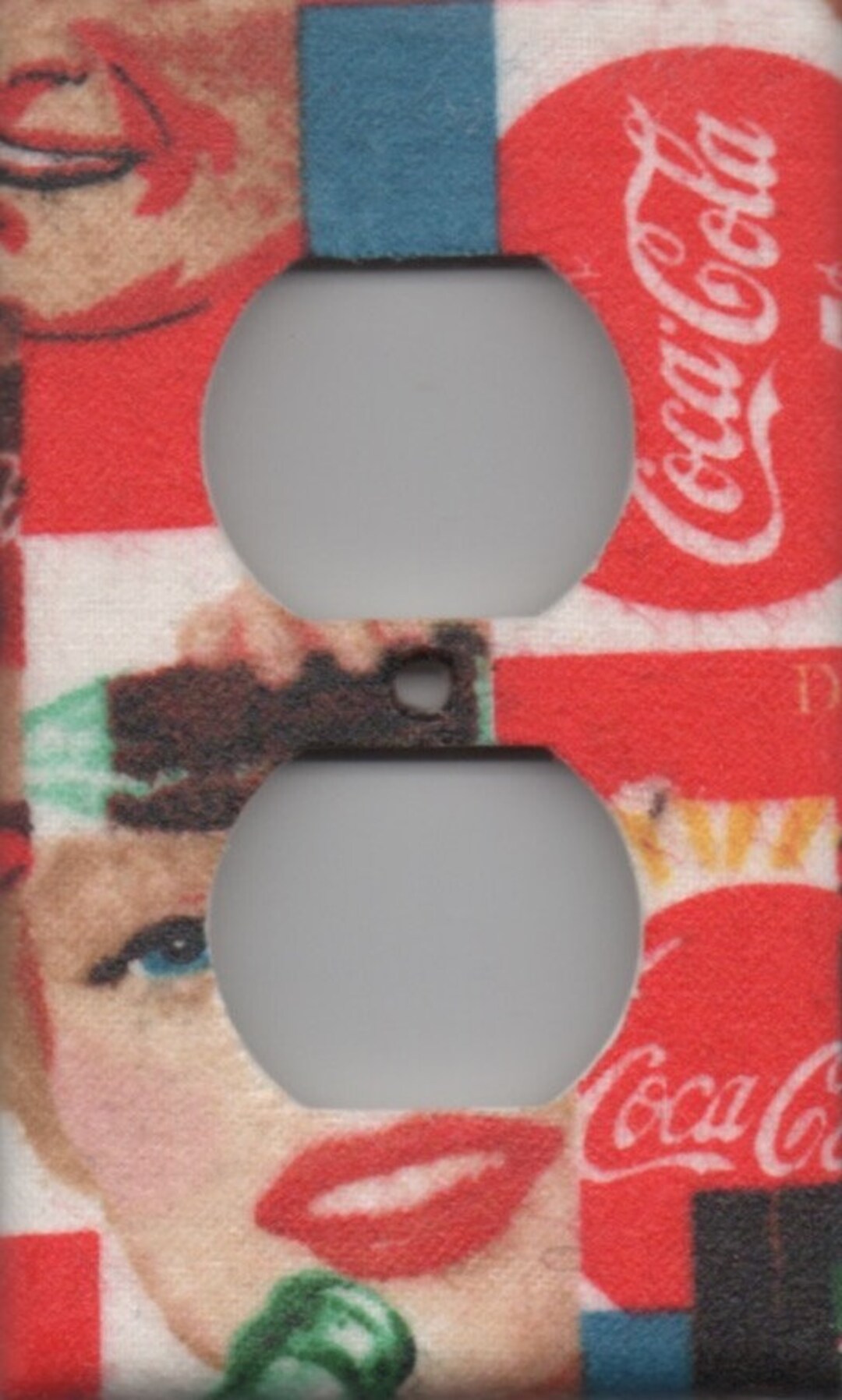 Coca Cola Single Outlet Plate - Etsy