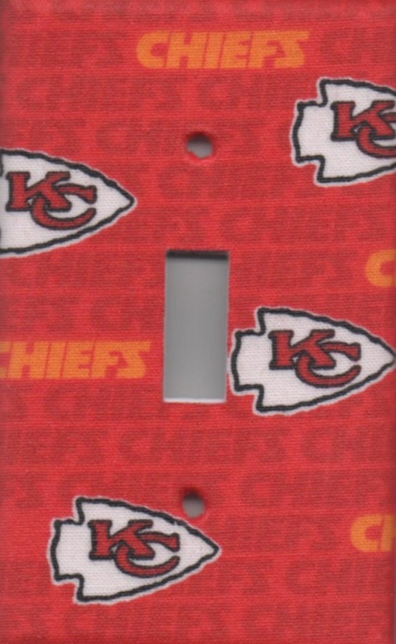 Kansas City Chiefs Single Light Switch Plate - Etsy