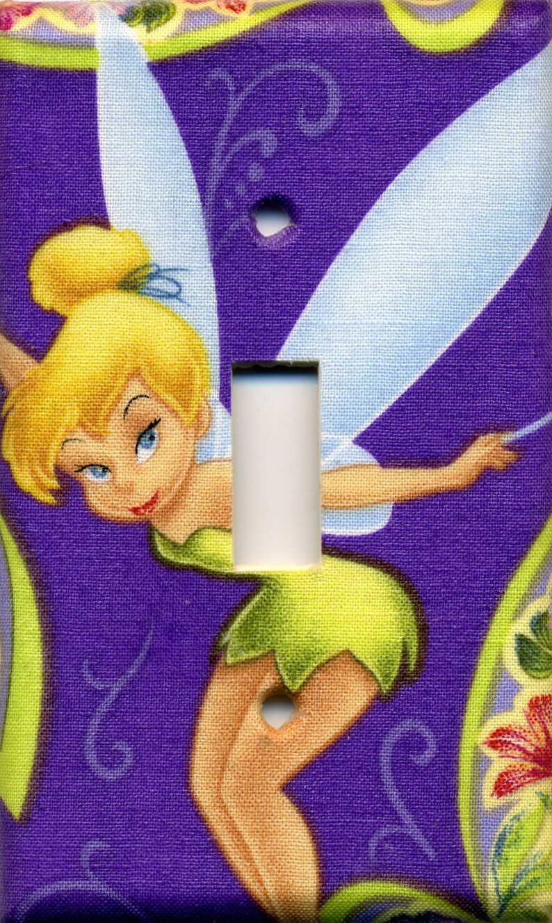 Disney Tinker Bell Single Light Switch Plate - Etsy