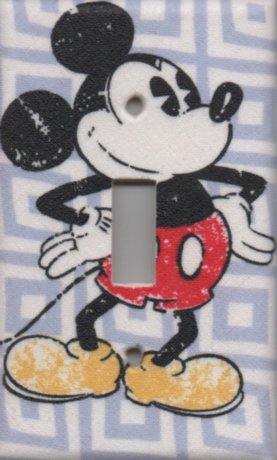 Disney Mickey Mouse Single Light Switch Plate - Etsy