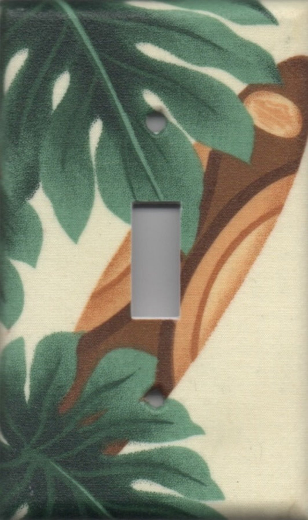 Surfboard Monstera Single Light Switch Plate - Etsy