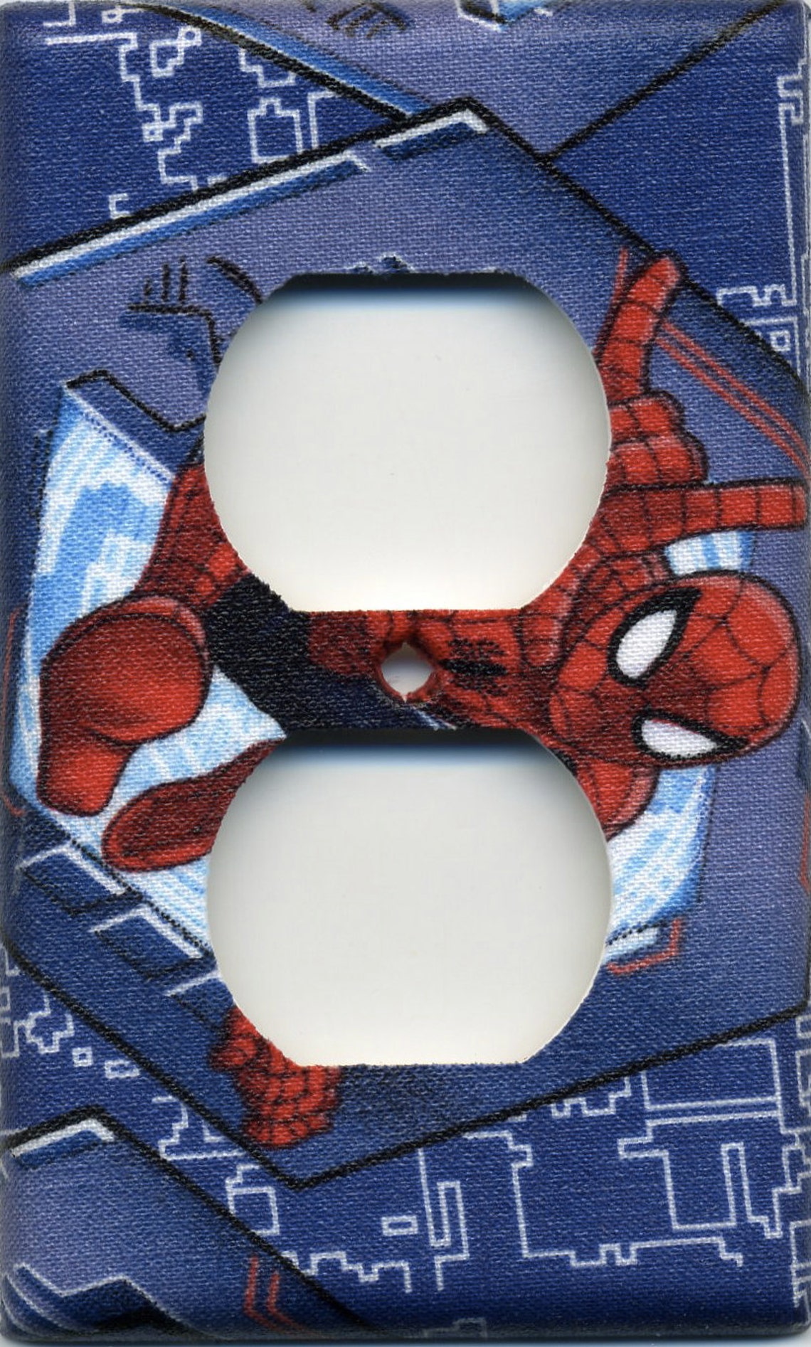 Spider-man Single Outlet Plate - Etsy