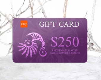 Gift Card and Certificate 25 to 200 Dollars. Print Email a - Etsy