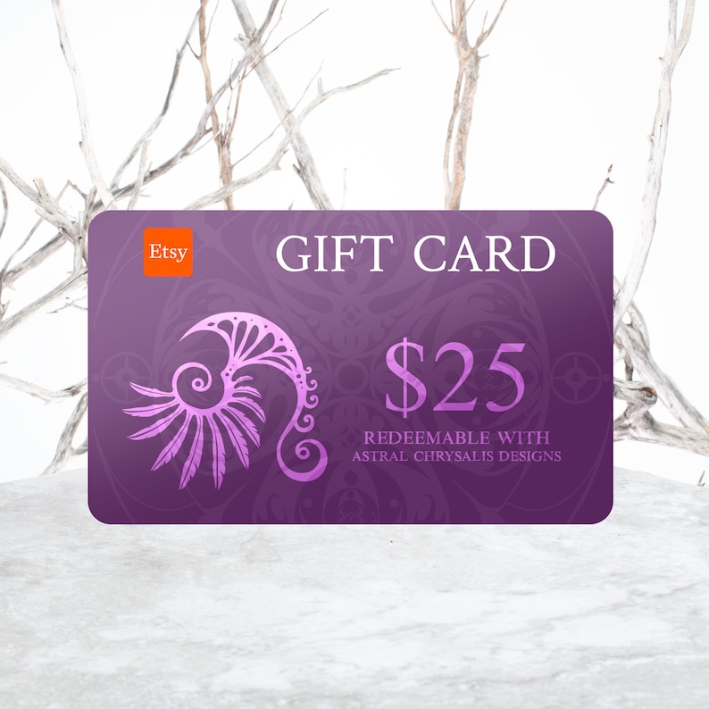 Gift Certificate 25 Dollar Gift Voucher Last Minute Gifts - Etsy