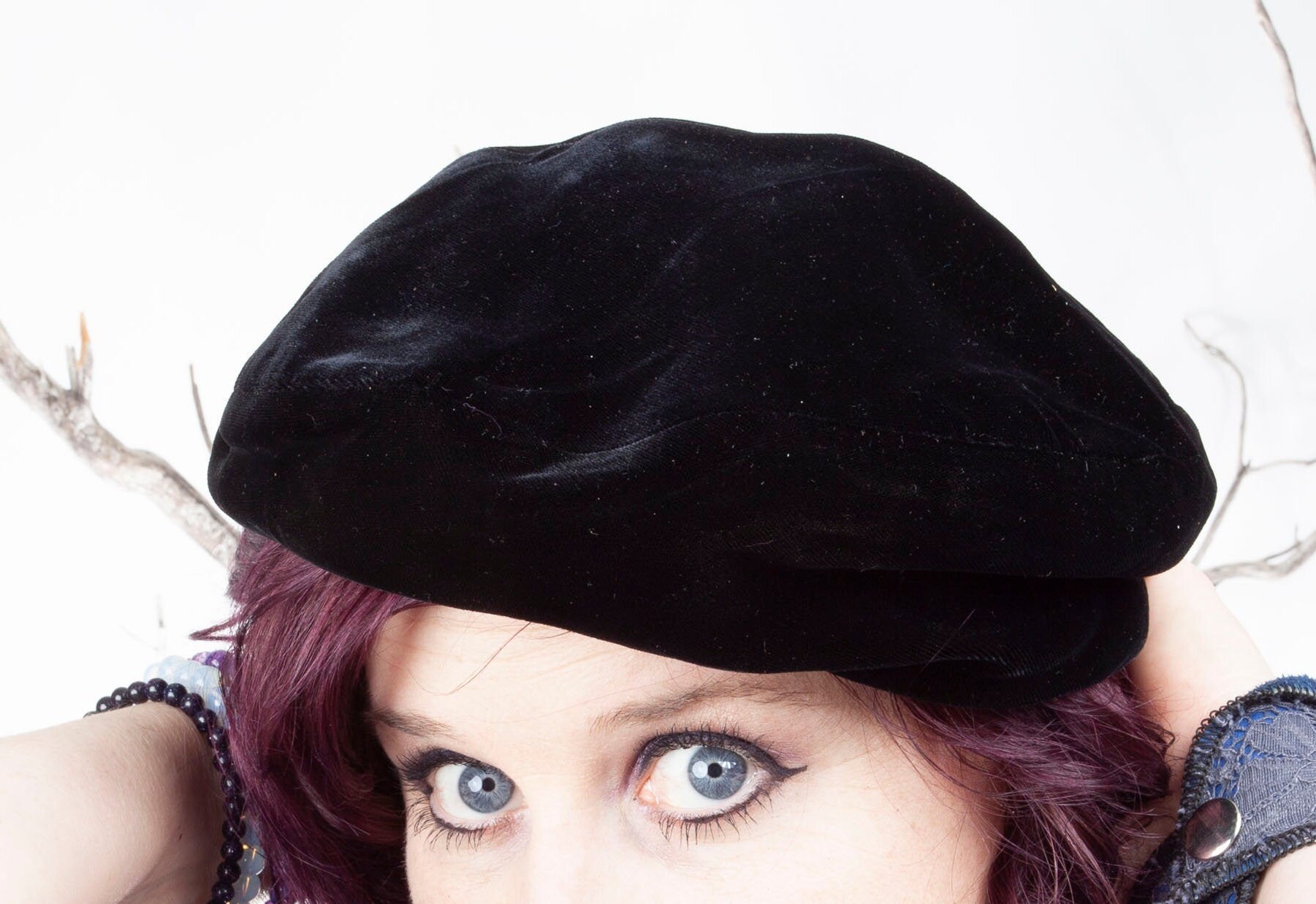 1960s Vintage Black Beret Beatnik Vintage Hat 1960s Hat | Etsy