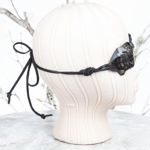 Metallic Blue Eye Patch Leather Eye Patch Eyepatch Filigree - Etsy