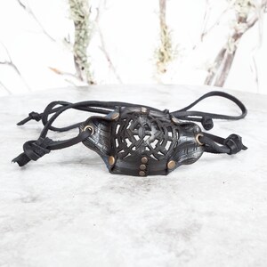 Metallic Blue Eye Patch Leather Eye Patch Eyepatch Filigree - Etsy