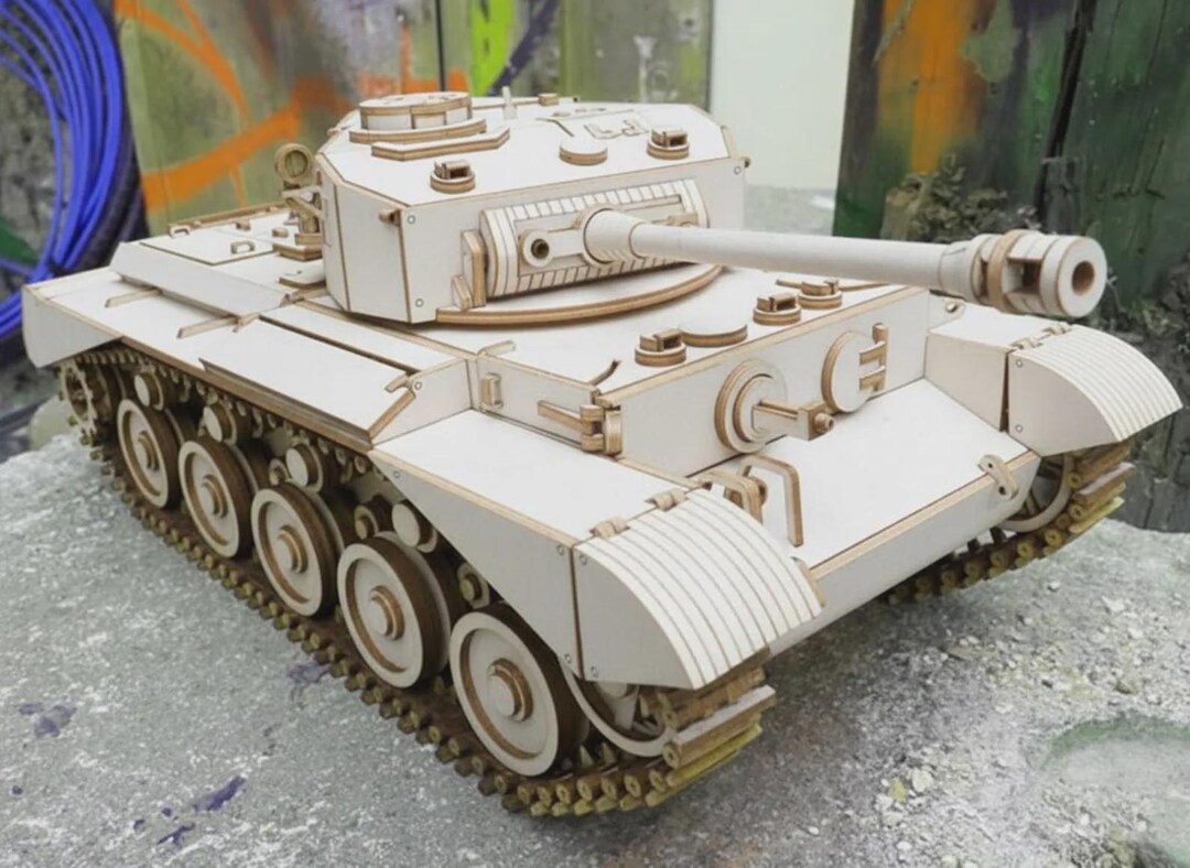 Handmade Laser Cut MDF Military Tank Model | Collector Gift - Etsy