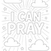 Coloring Pages “I Can Pray” — Christian Prayer Coloring Book for Kids ...