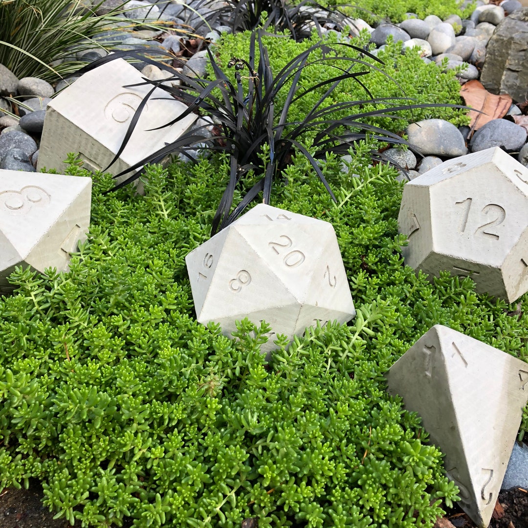 DIY Concrete Garden Dice Instructions - Instant Download - Etsy