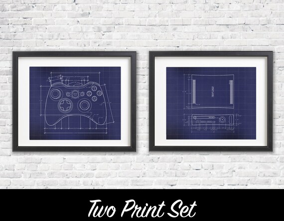 Two Print XBOX 360 Print Set Printable | Etsy