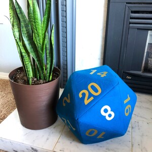 Large Stuffed D20 - Biggest - Made to Order - Etsy