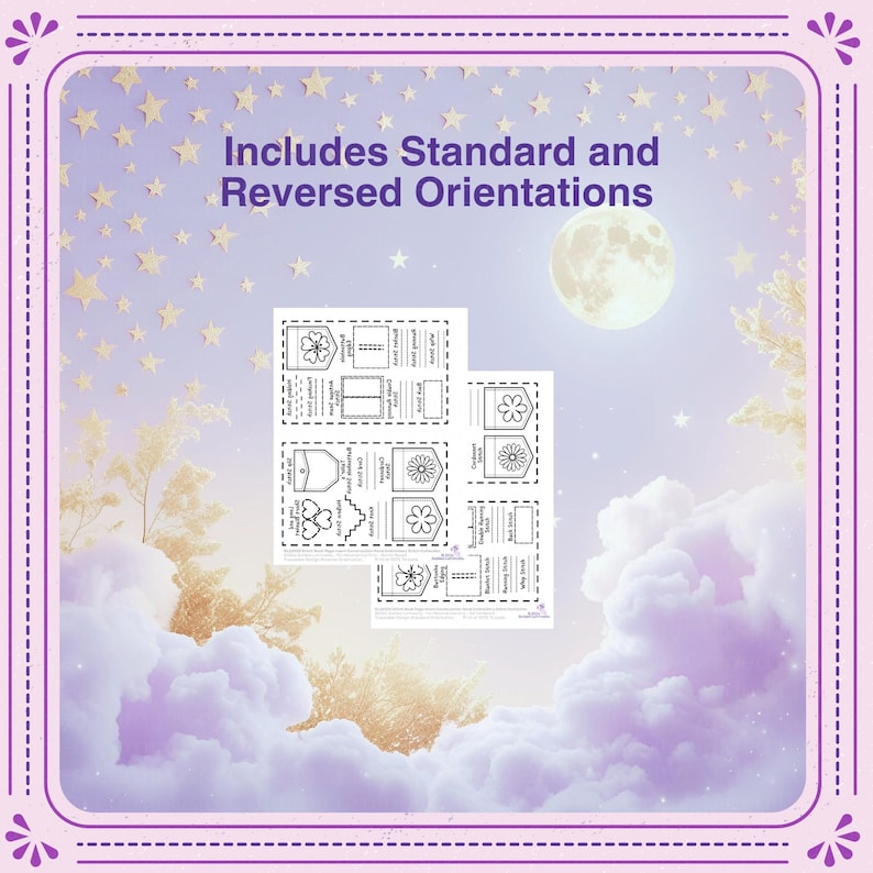 Construction Stitch Book Page Insert | Advanced Embroidery Patterns PDF ...