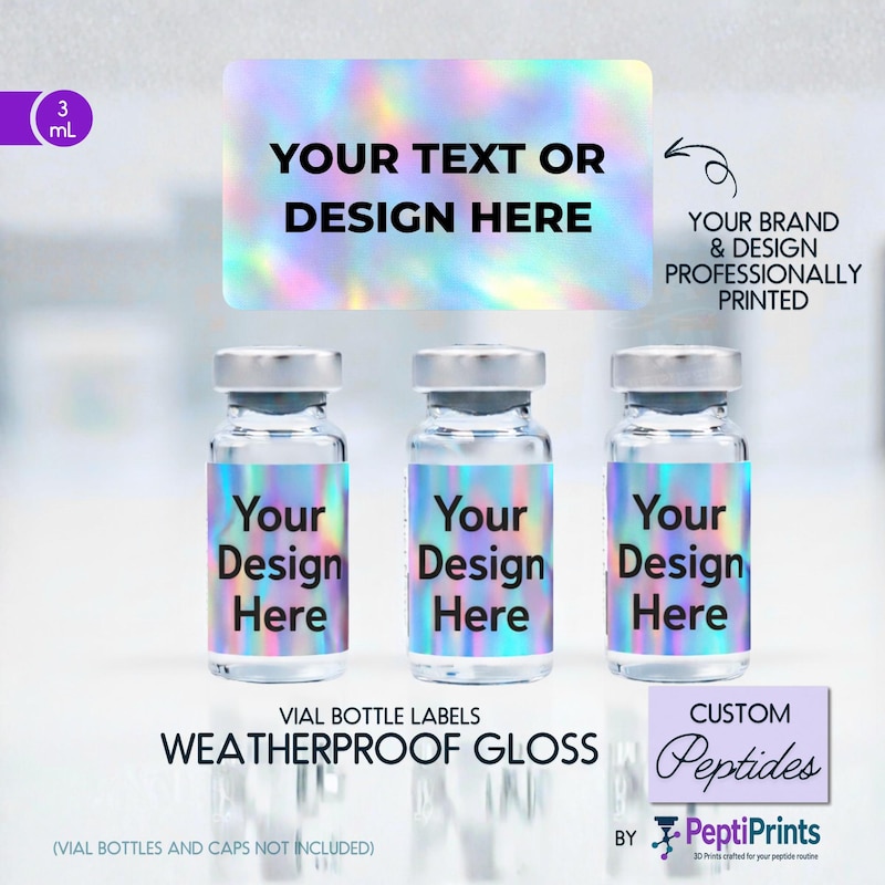 Vinyl Vial Label - Etsy