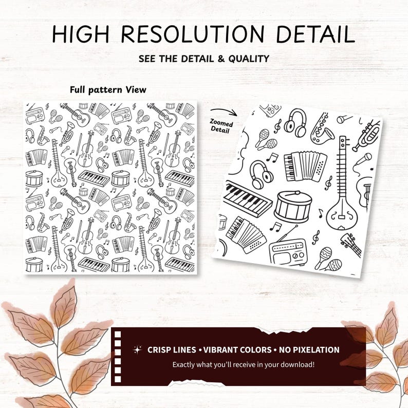Hand Drawn Doodle Pattern Digital Paper Bundle (seamless JPG) - Etsy ...