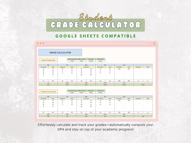 College Grade Calculator | GPA & Final Grade Tracker for Courses ...
