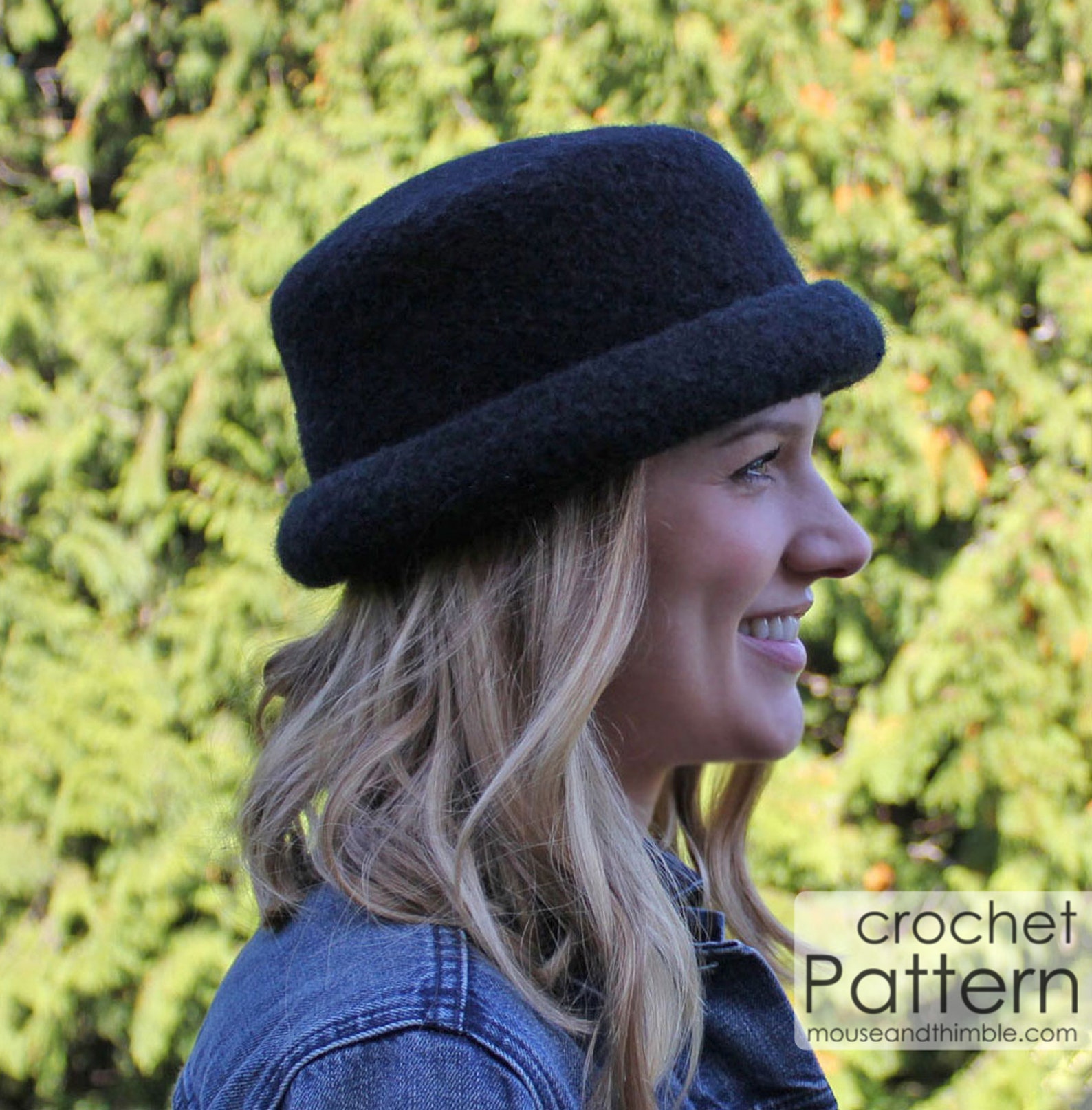Felted Hat Crochet PATTERN With Felting Instructions Derby - Etsy