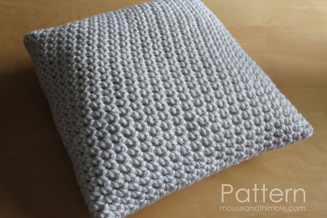 Bulky Pillow Crochet PATTERN, Quick Chunky Cushion Cover, Easy Simple ...