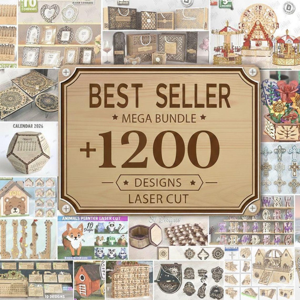 1200+ Laser Cut File Designs, CNC Router, SVG DXF (digital Download) - Etsy