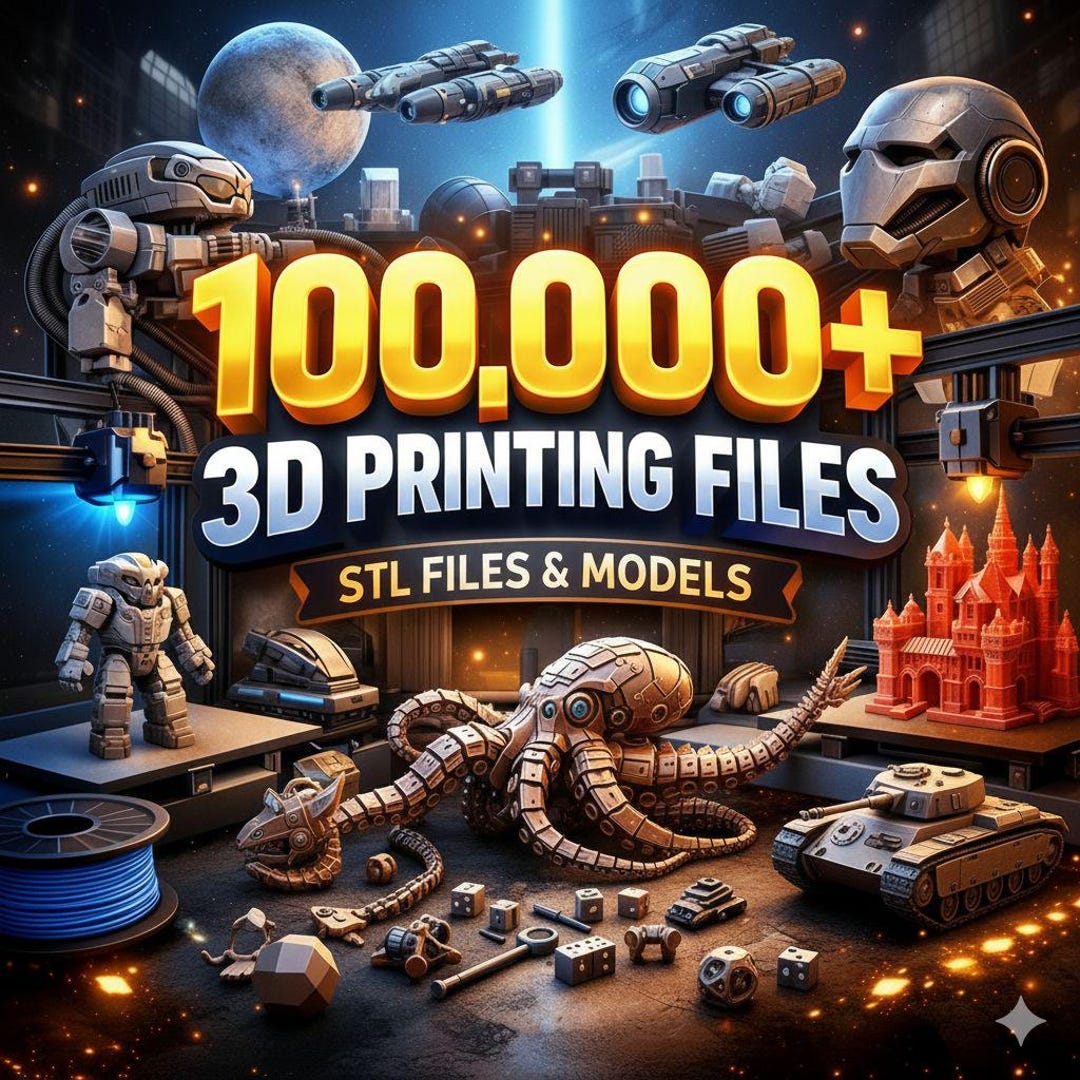 90 TB 3D Model STL File Bundle | Toys & Hobby Projects (digital ...