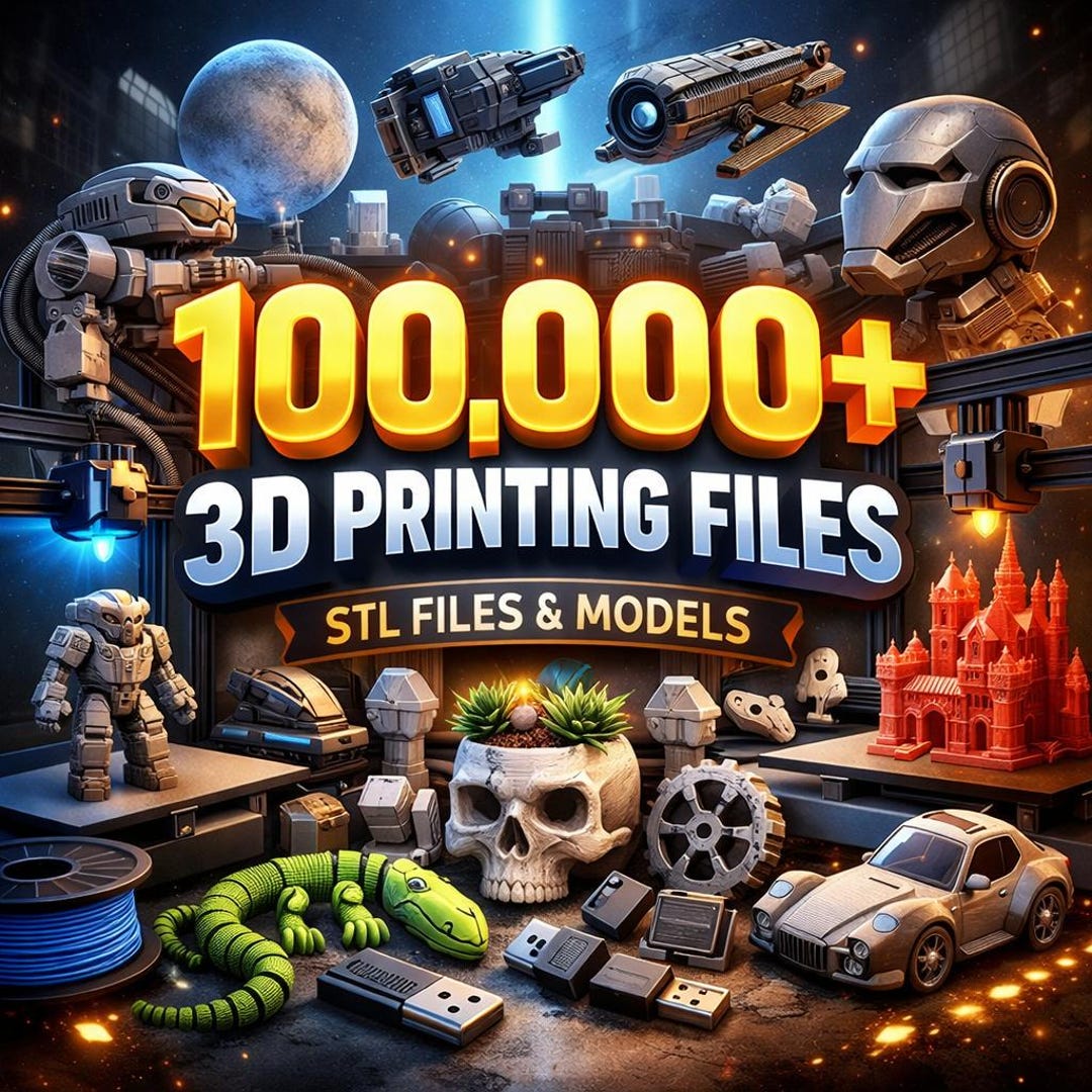 90 TB 3D Model STL File Bundle | Toys & Hobby Projects (digital ...