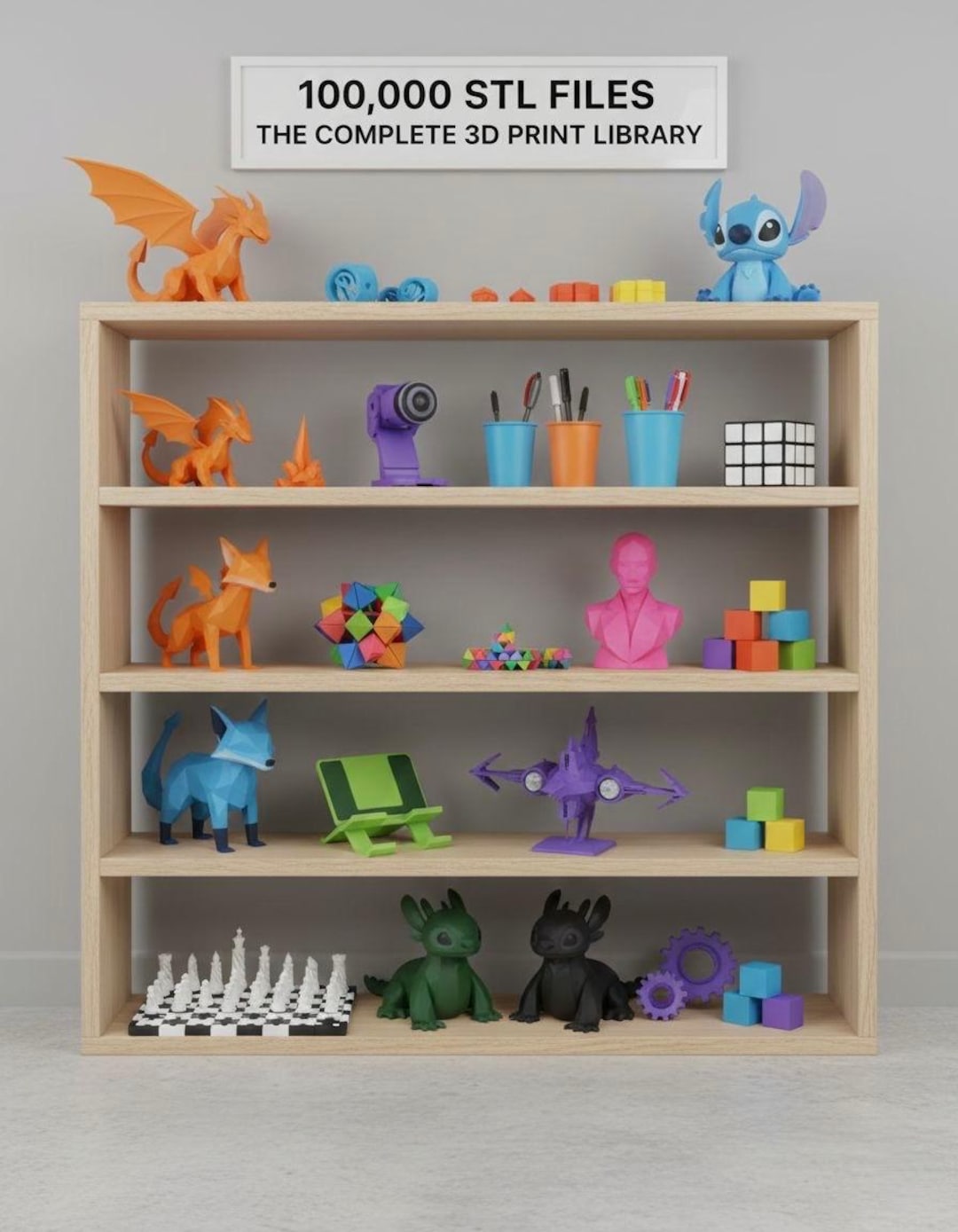 90 TB 3D Model STL File Bundle | Toys & Hobby Projects (digital ...