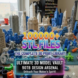 90 TB 3D Model STL File Bundle | Toys & Hobby Projects (digital ...