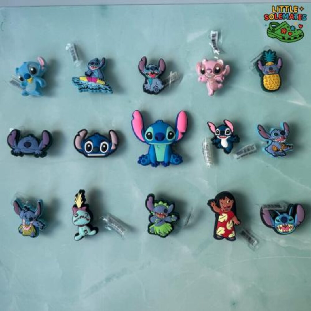 Lilo Stich PVC Clog Charms, Rubber Accessories for Clog Shoes, DIY Shoe ...