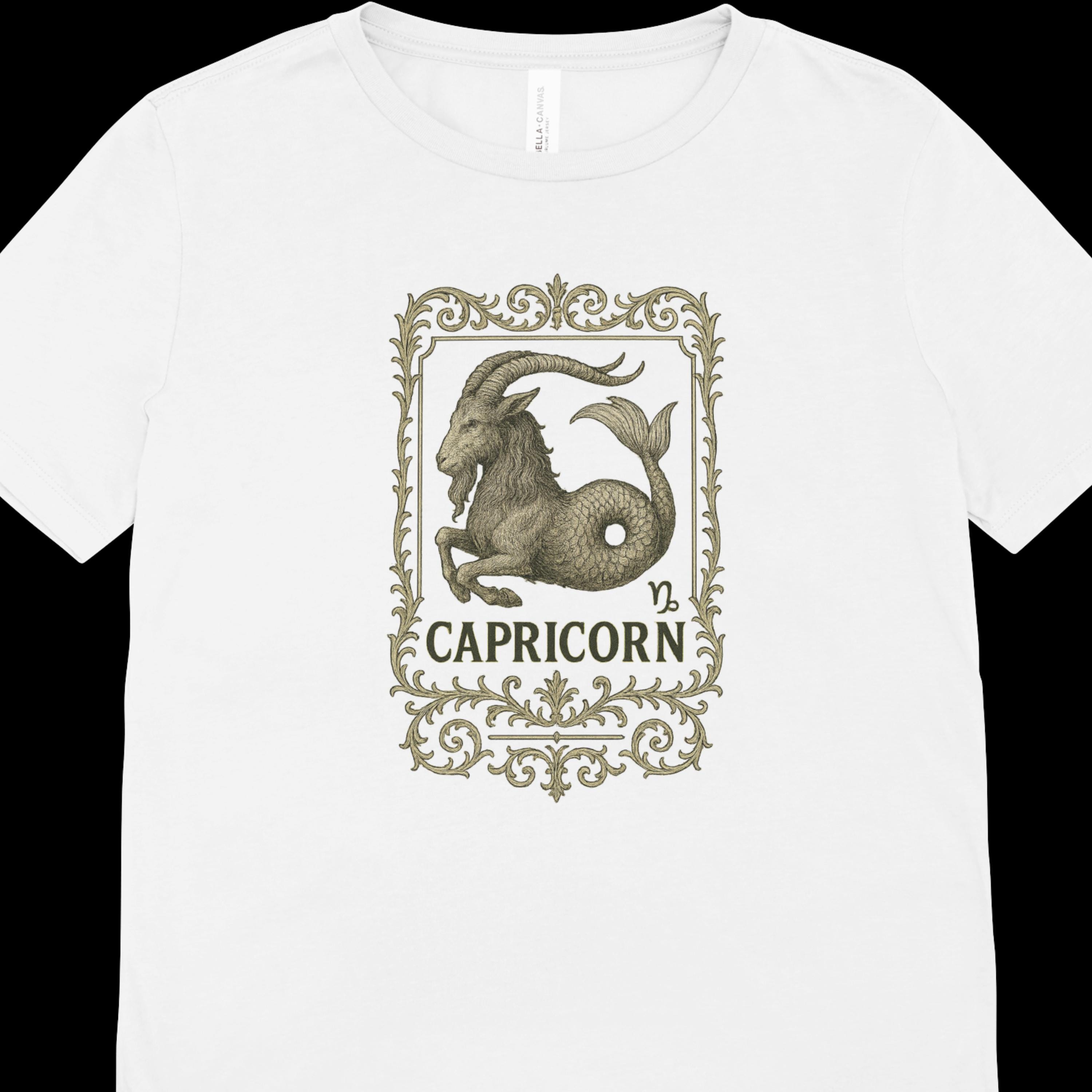 Capricorn Zodiac PNG | Vintage Gothic Sea-goat Design | Engraved ...