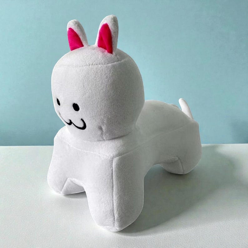 Roblox Gubby Forsaken Plush Toy, Yellow and Blue Bunny Plush, Cute Game ...