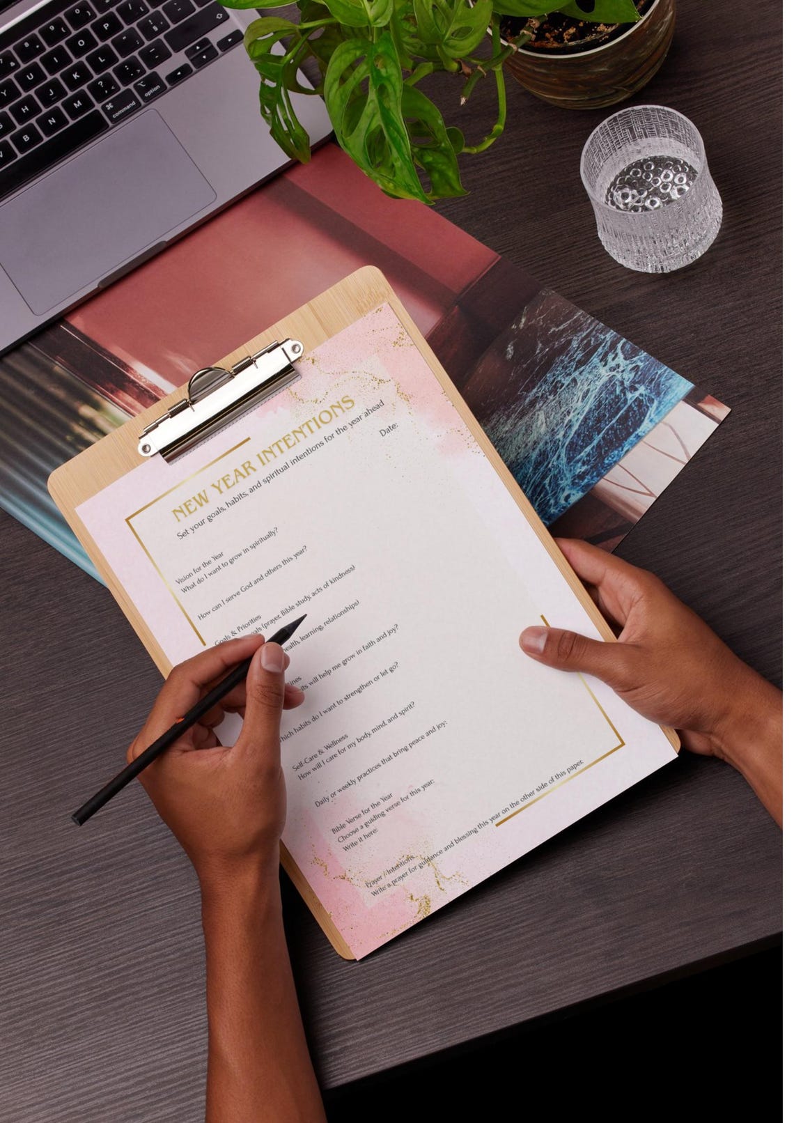 Christian New Year Reflection Printable – Gratitude, Prayer, Spiritual ...